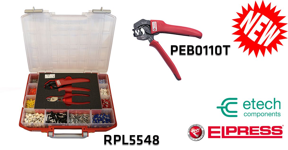 Elpress新的褶工具和组合框结束终端——E-Tech组件 - 万博手机版app下载安装